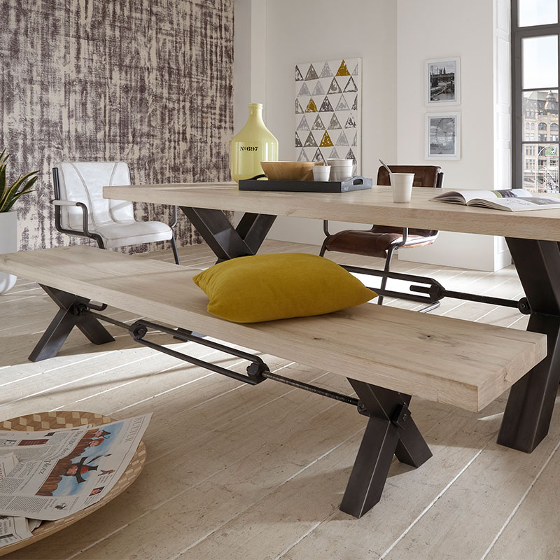 Bolt Bench | Solid Oak Dining Furniture | Oliver Matthews